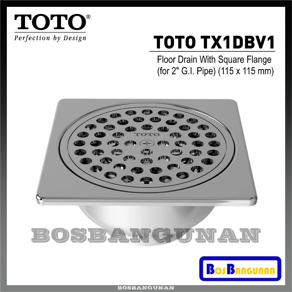 Jual Floor Drain TOTO TX1DBV1 / Saringan Lantai Kamar Mandi TOTO TX 1 DBV1 / Saringan Got Kamar ...