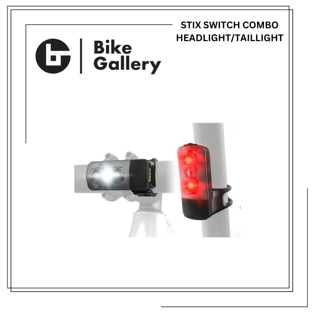 Jual Lampu Sepeda Depan/Belakang Stix Switch Combo Headlight/Taillight ...