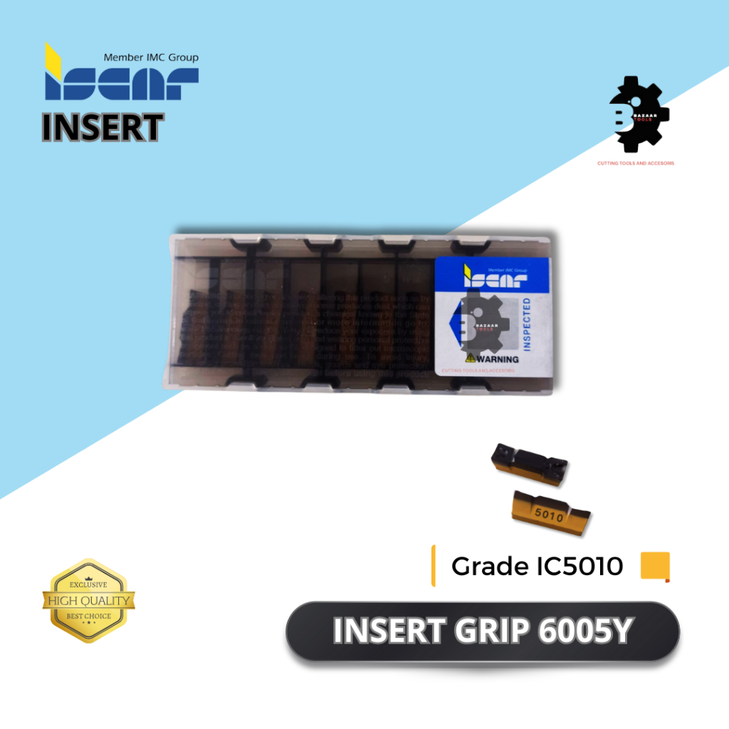 Jual Insert GRIP 6005Y Grade IC5010 - ISCAR -Insert Bubut-Baru-Original ...