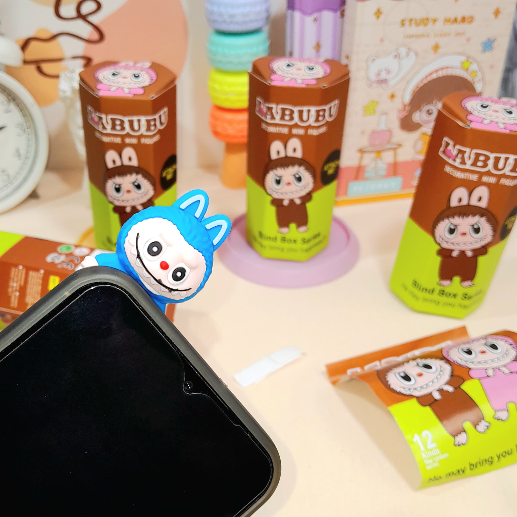 Jual Mainan HIPPERS Mystery LABUBU Full Colour Imut 1 PCS Super Unik ...