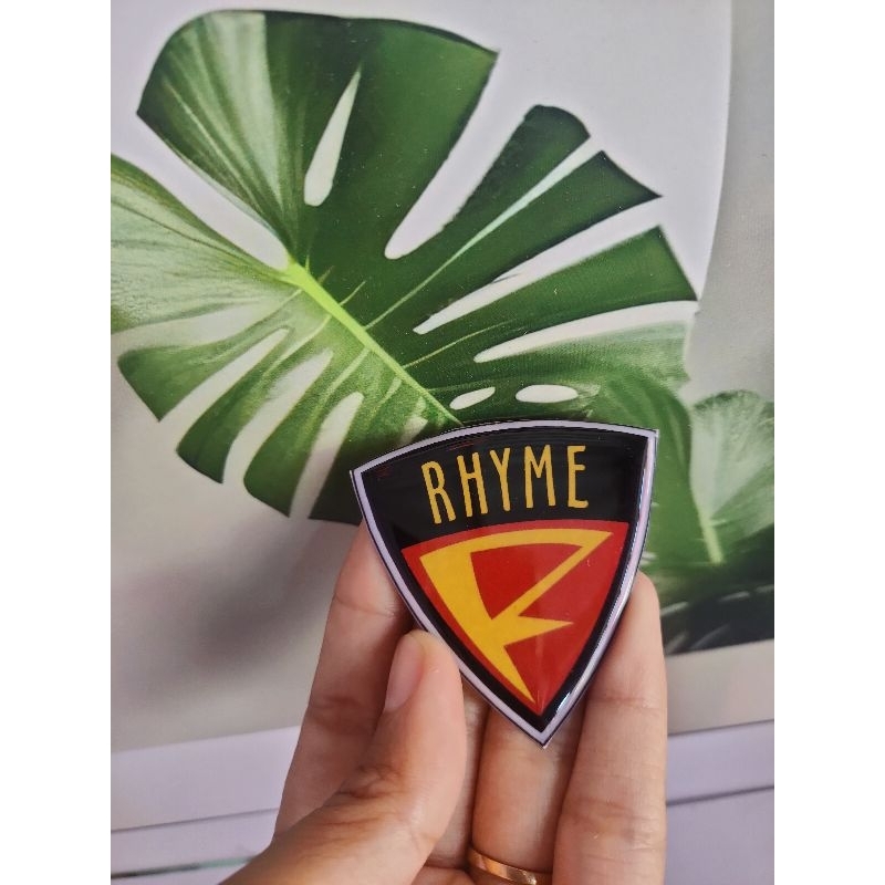Jual [READY] LOGO RHYME | EMBLEM RHYME | LABEL RHYME | STIKER TIMBUL ...