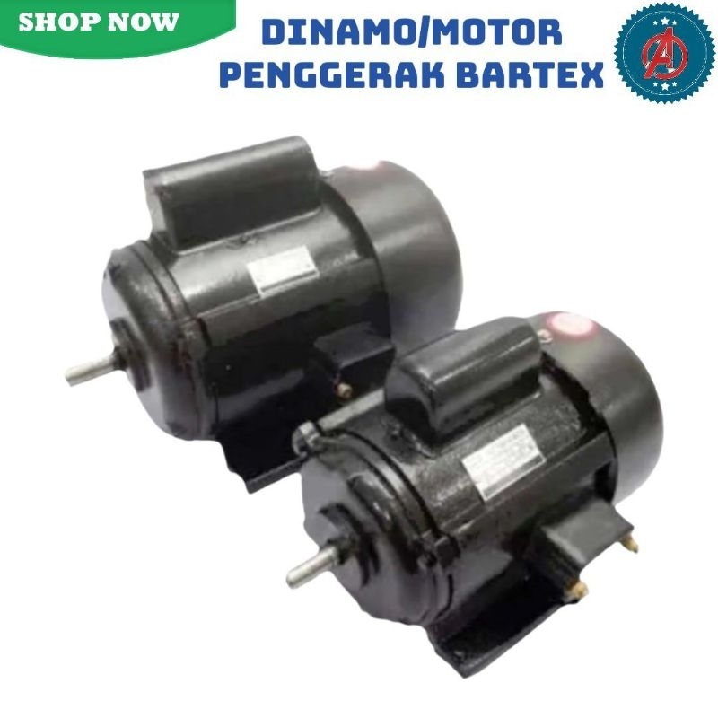 Jual Dinamo / Motor Penggerak 3 HP 4P 3 Phase 1500 RPM Bartex | Shopee Indonesia