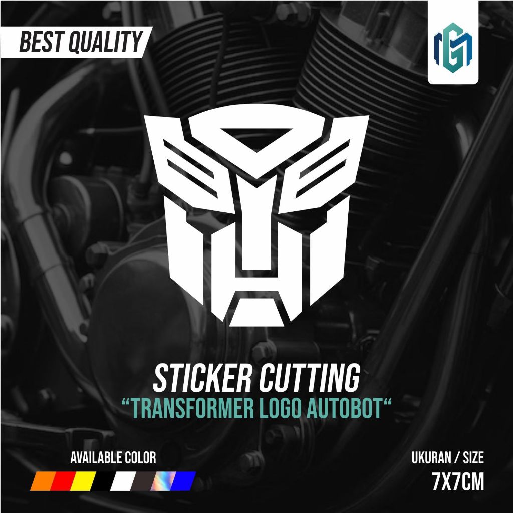 Jual STICKER STIKER CUTTING VIRAL TRANSFORMER AUTOBOT EMBLEM STICKER ...