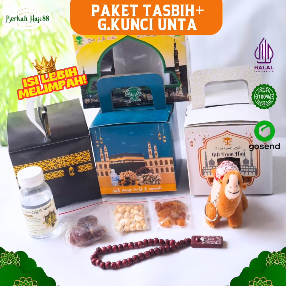 Jual Oleh Oleh Haji Umroh Souvenir Gift Hampers Tas Bebas Pilih Tasbih ...