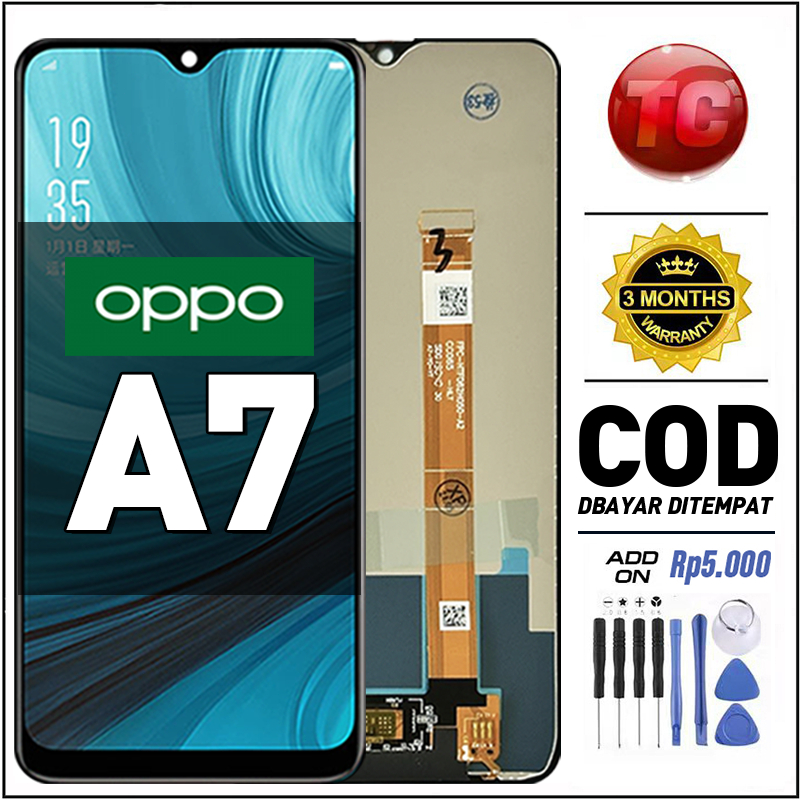 Jual LCD OPPO A7 Original asli Fullset Ori Touchscreen Compatible For ...