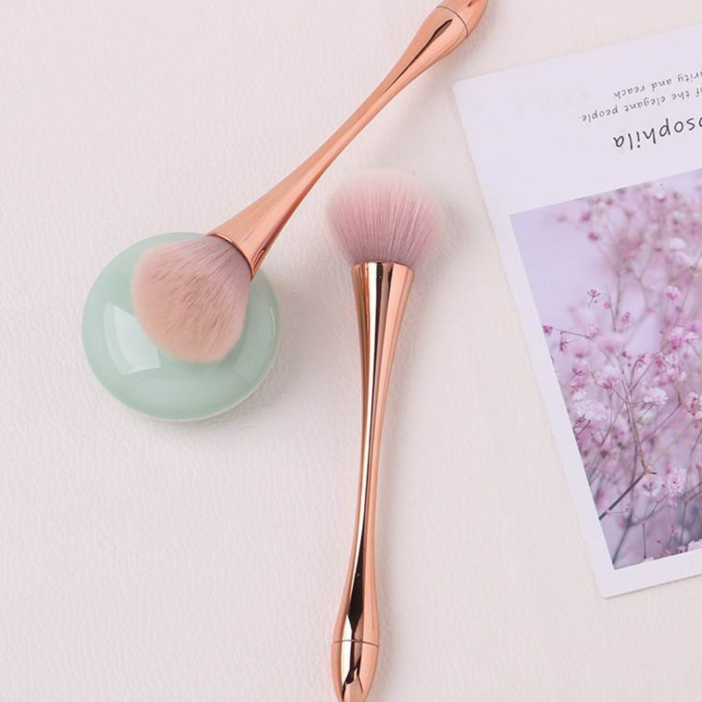 Jual Brush Makeup Mermaid Powder Brush Kuas Blush On Kuas Kosmetik ...