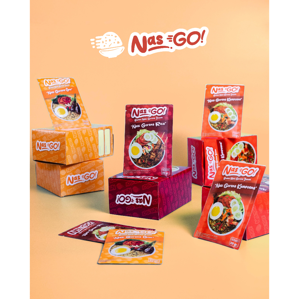 Jual NAS-GO! Bumbu Nasi Goreng Instan - 1 Box (10 Sachet) | Shopee ...