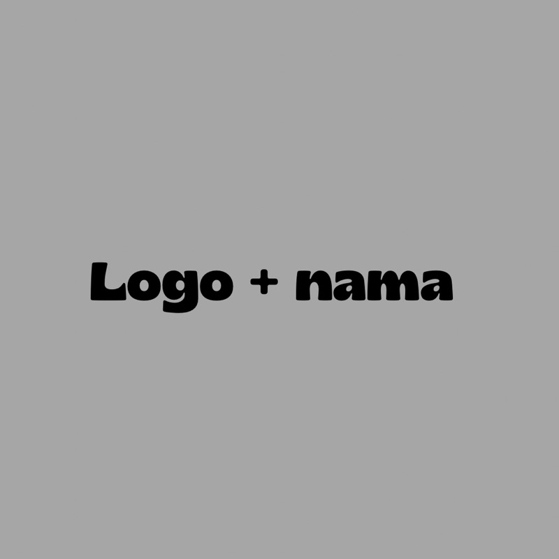 Jual logo + nama | Shopee Indonesia