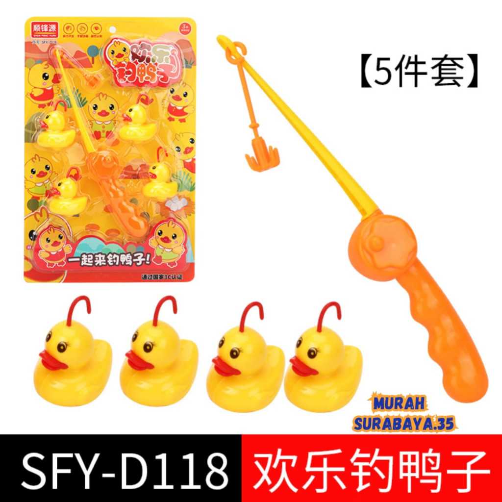 Jual Mainan Satu Set Lengkap Pancing Pancingan Bebek Kecil SFY C136 ...