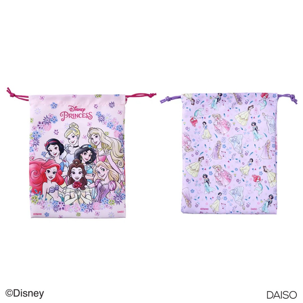Jual Daiso Drawstring Pouch -Disney Princess- | Shopee Indonesia