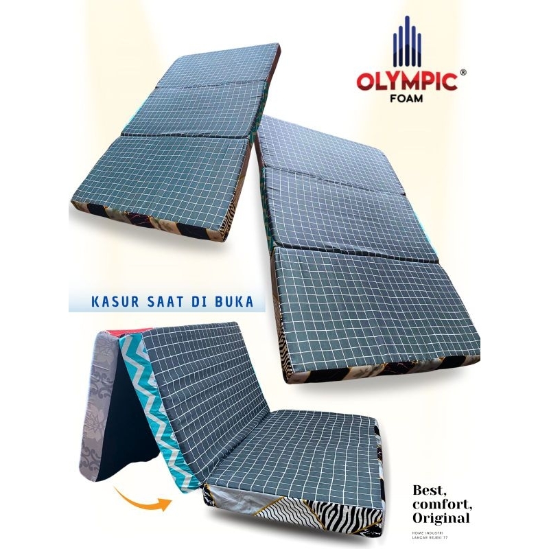 Jual OLYMPIC Kasur Busa Lipat TEBAL 10CM | Shopee Indonesia