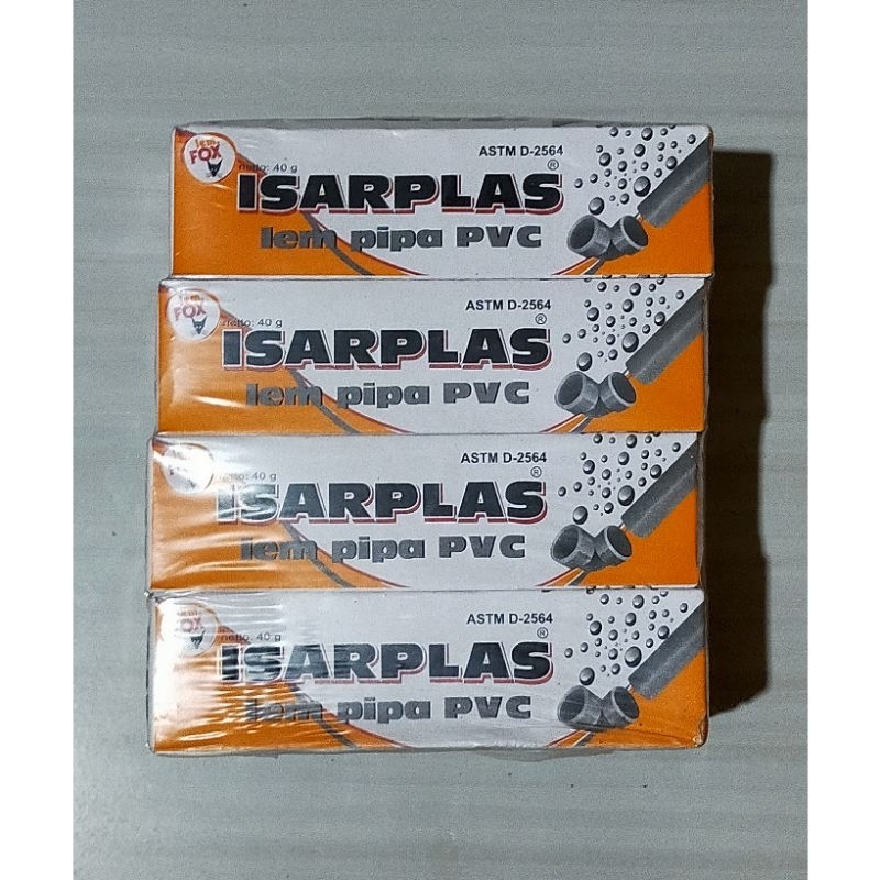 Jual Lem Pipa PVC Isarplas Tube 40gr 1 pack isi 12 pcs | Shopee Indonesia