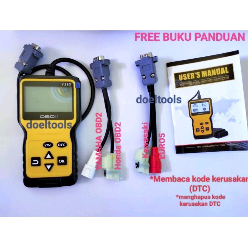 Jual SCANNER SCANNER OBD 2 MOTOR INJEKSI Alat Servis Motor Injeksi ...