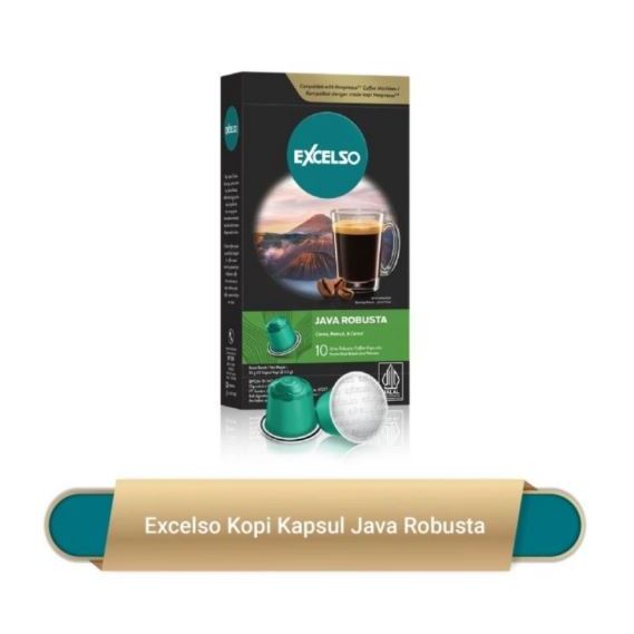 Jual Excelso Kopi Kapsul Java Robusta Coffee Capsule Nespresso ...
