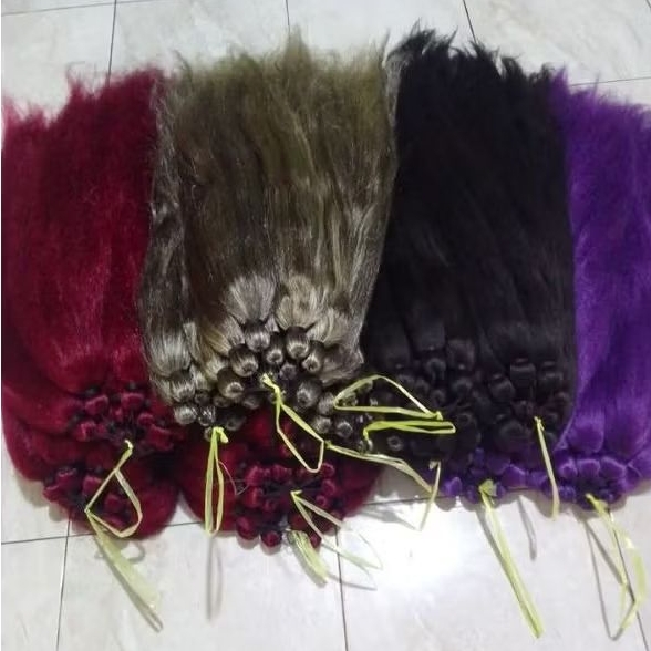 Jual rambut sambung cemara warna polos satuan | Shopee Indonesia