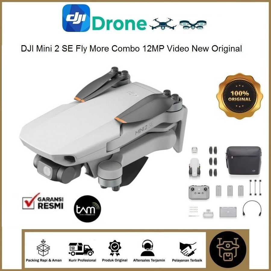 Jual DJI Mini 2 SE Fly More Combo - Camera Drone Dji Mini 2 SE Combo Original | Shopee Indonesia