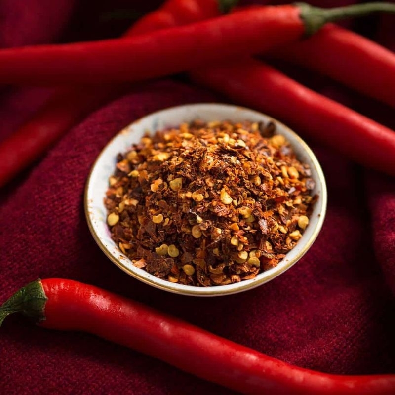 Jual CABE MERAH GILING KASAR 1 KILO / CHILI FLAKES 1 KILO / CABE FLAKES ...