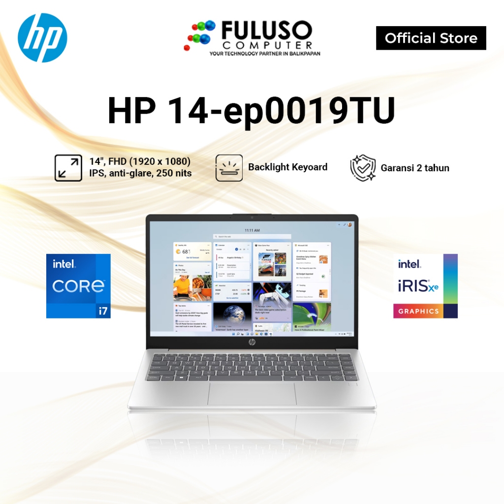 Jual HP 14 ep0018TU ep0019TU/Core i7-1355U/16GB/512GB SSD/14″ FHD IPS ...
