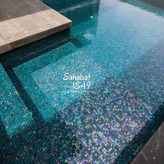 Jual Mozaik Kolam Renang Mewah Glass Mosaic Venus Tiles LINEN dan ...