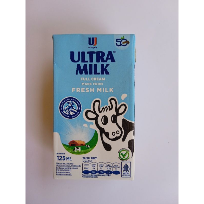 Jual Susu UHT Ultra Milk Full Cream 125 ML | Shopee Indonesia