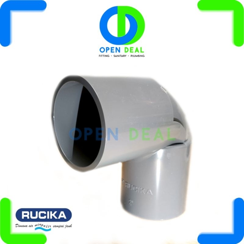 Jual Knie AW 2" inch RUCIKA / Keni PVC/ Keni Rucika / Keni Sambung AW 2 ...