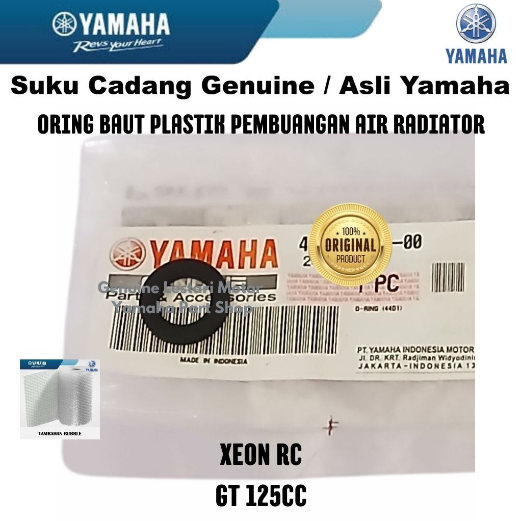 Jual Oring Baut Plastik Pembuangan Air Radiator Xeon Rc Gt 125 Asli ...