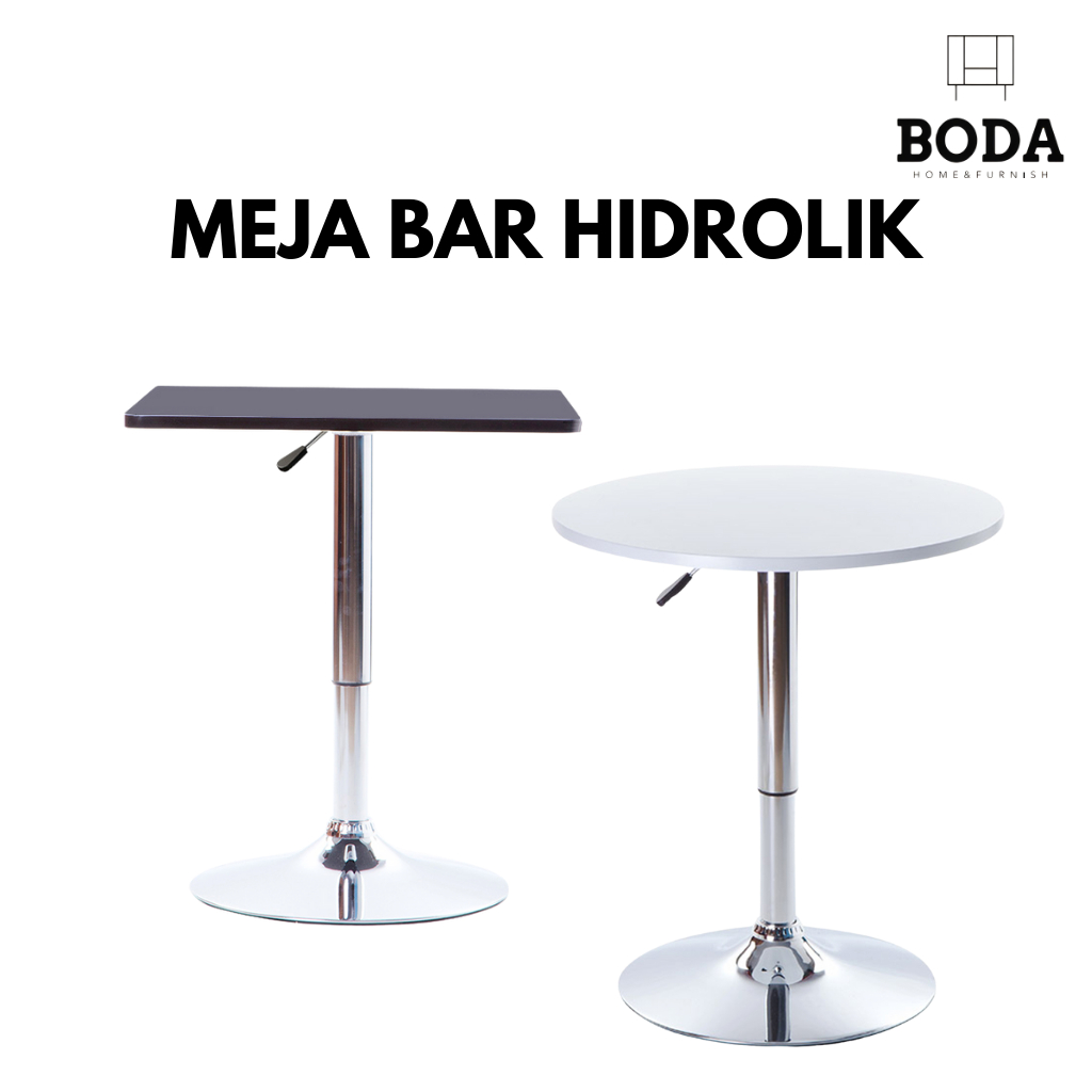 Jual BODA Meja Bar Cafe Meja Minibar Aesthetic 60x60cm Meja Tamu ...