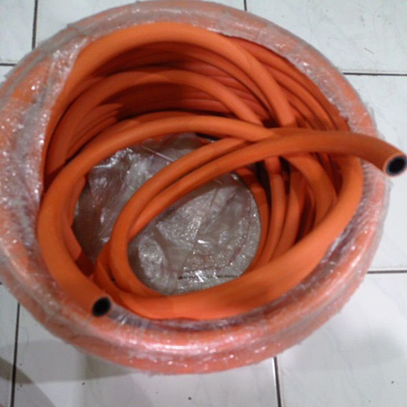 Jual Selang gas elpigi orange 2 lapis meteran/per meter SNI | Shopee ...