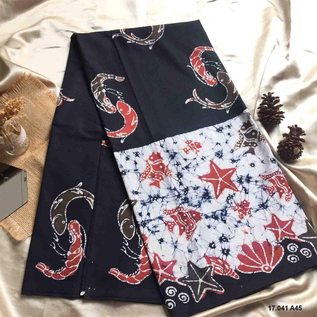 Jual Batik Tulis Asli Madura -Motif Udang Bandeng Khas Sidorjo -Warna ...