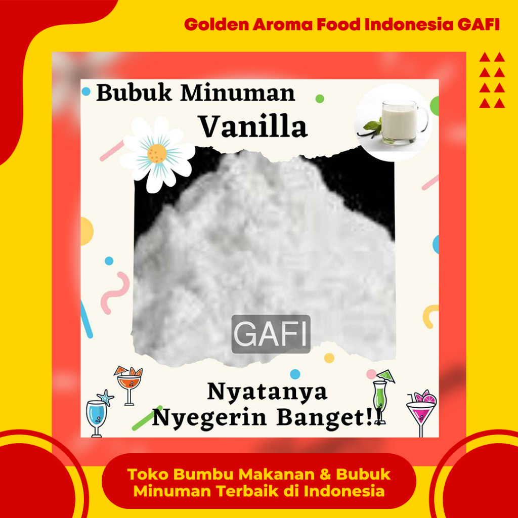 Jual Bubuk Minuman Rasa Vanilla 1 Kg Serbuk Minuman Rasa Vanilla Latte ...
