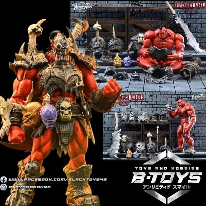 Jual Memory toys Bounty Hunter Bloody hands morlock action figure 1/10 ...