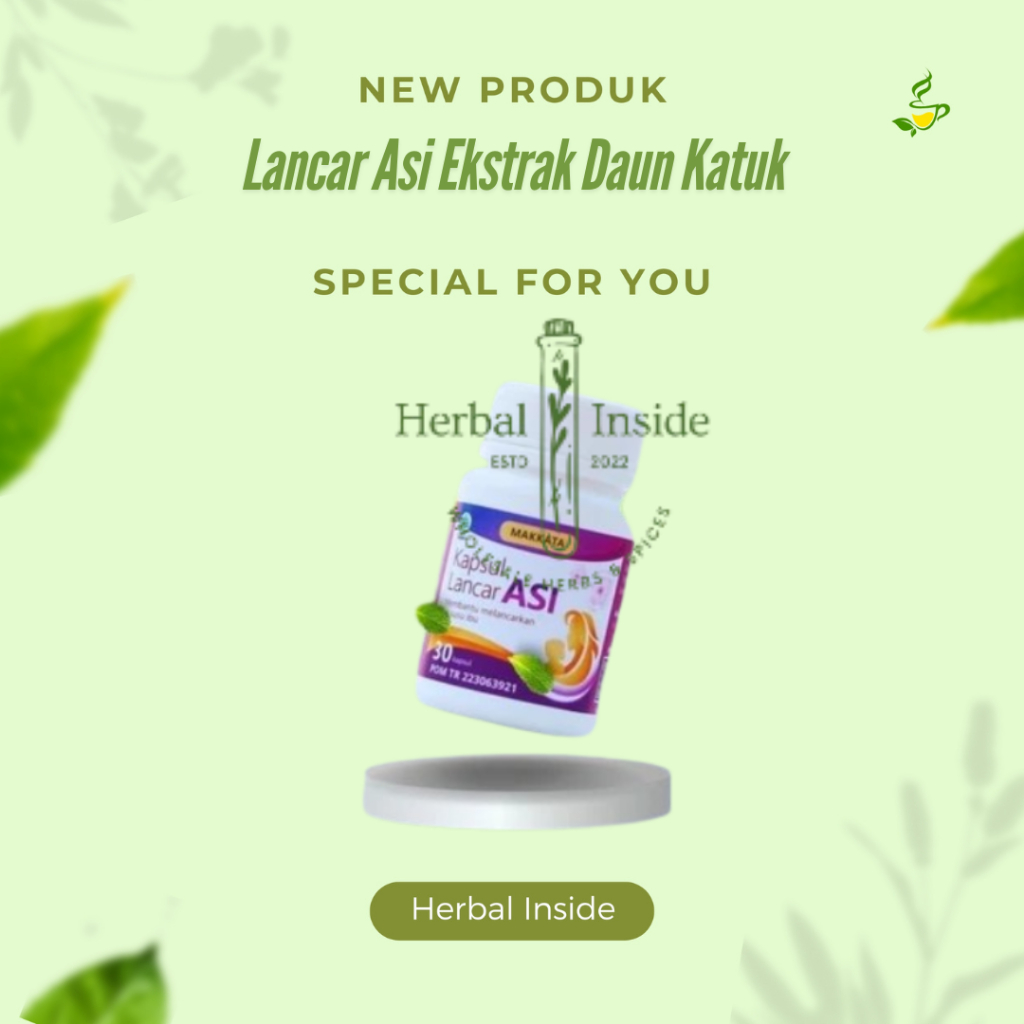 Jual MAKKATA Asi Booster Kapsul Lancar Asi Makkata Ekstrak Daun Katuk & Klabet Meningkatkan ...