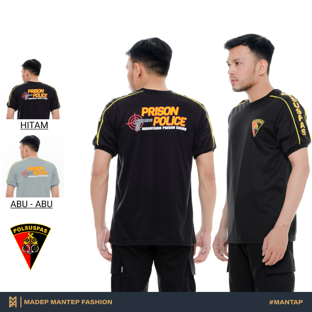 Jual Kaos Dalaman Polsuspas KEMENKUMHAM Terbaru Kaos Polsuspas Hitam ...