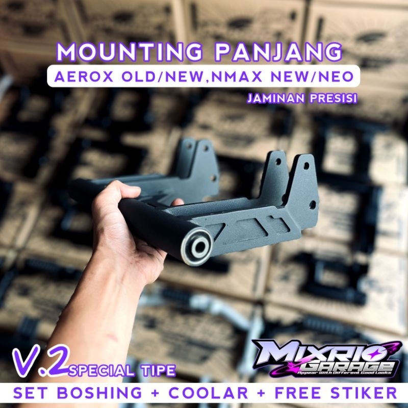 Jual Mounting Panjang Aerox Old/New/NMAX New/Neo V.2 Special Tipe ...