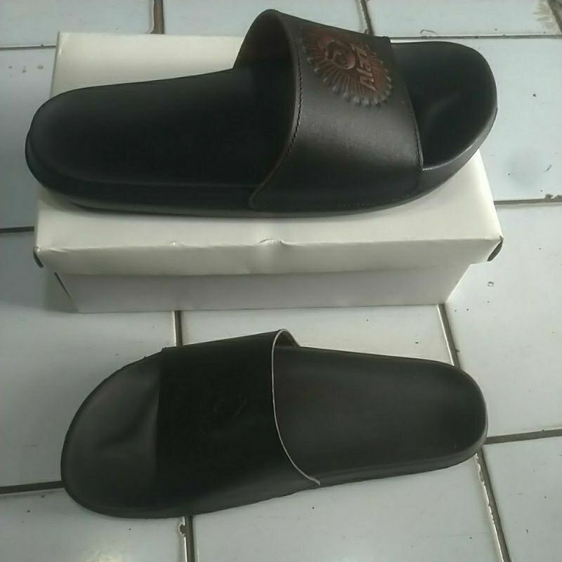 Jual sandal selop pria kulit asli | Shopee Indonesia