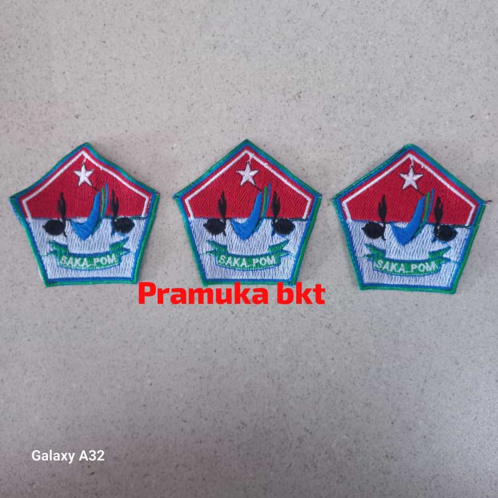Jual Badge Saka POM bordir saka pramuka bijian | Shopee Indonesia