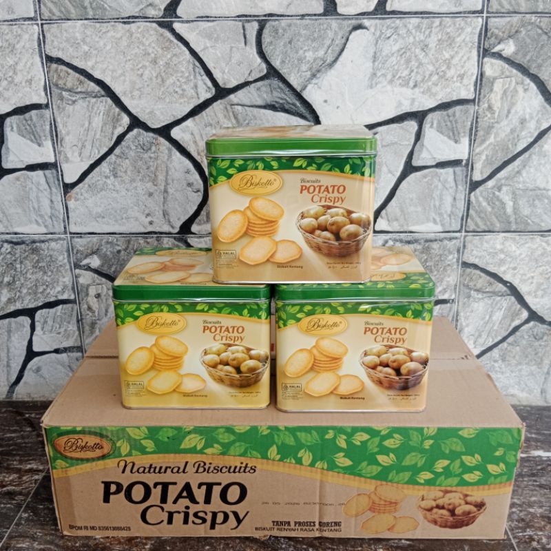 Jual Potato Crispy Biskuit Kaleng | Shopee Indonesia