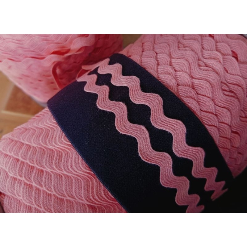 Jual pita biku biku warna pink salam per (meter) | Shopee Indonesia