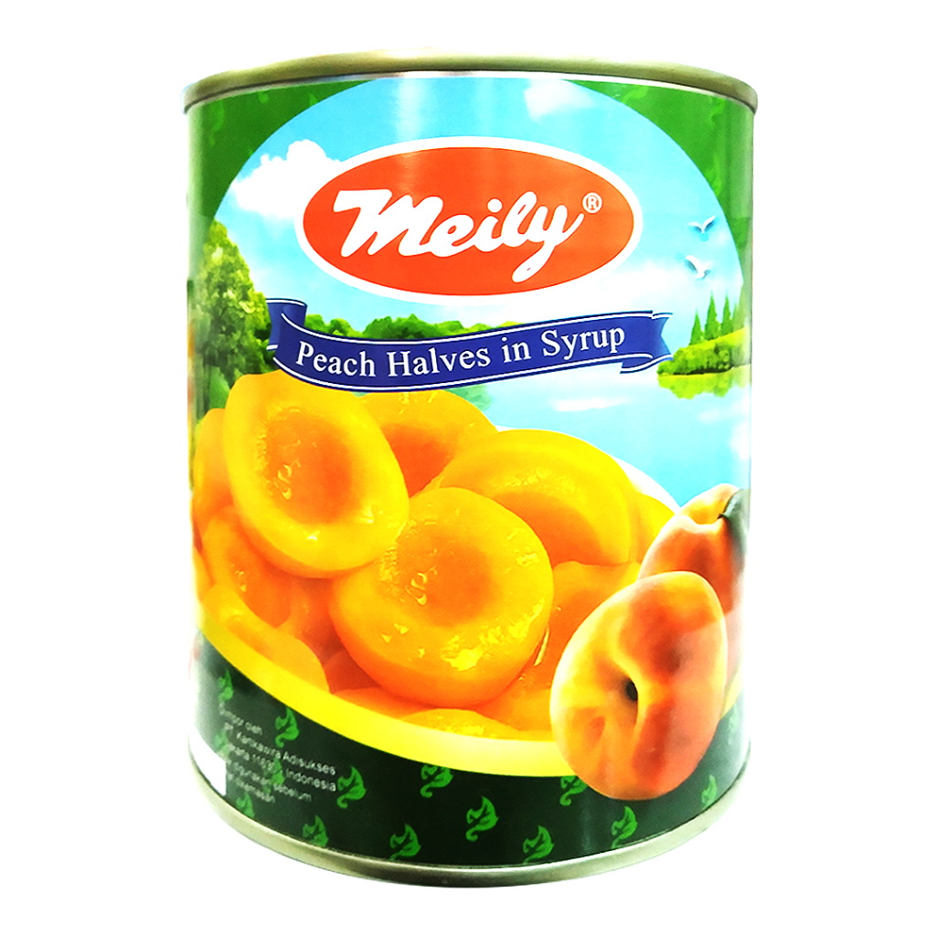 Jual Meily Peach Halves - Buah Peach Kaleng - 820gr | Shopee Indonesia