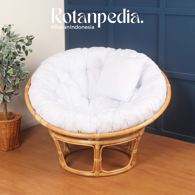 Jual (Luar Jawa) Kursi Santai Papasan Rotan Minimalis Dengan Kasur ...