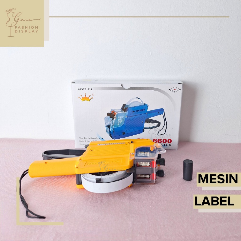 Jual Mesin Alat Label Harga 1 Baris / 2 Baris Tembakan / Label Harga ...