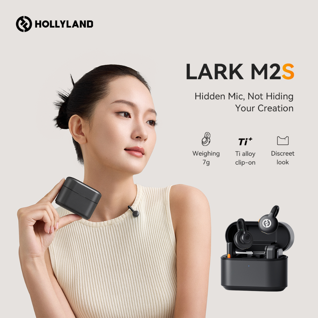 Jual Hollyland Lark M2s Wireless Microphone iPhone/ Android/ Kamera ...