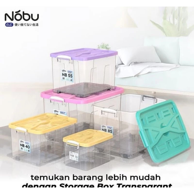 Jual Smart Storage Container Box 55L Tempat Penyimpanan Transparant ...