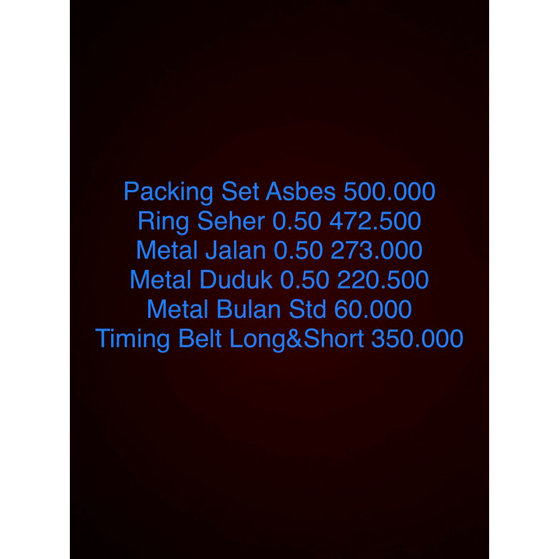 Jual Honda Odyssey RA6 2300CC tahun 2002 Gasket Full Set Asbes, Ring ...
