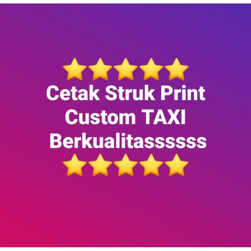 Jual Cetak Print Struk Nota Bon Bill TAXI Blue Bird TAKSI BlueBird Custom Berkualitas | Shopee ...