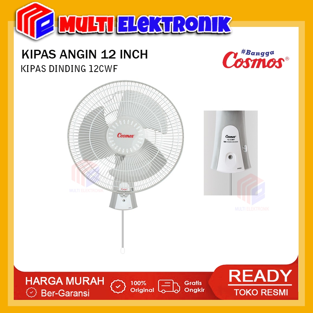 Jual Cosmos Kipas Angin Dinding 12-CWF Wall Fan Ukuran 12 Inch | Shopee ...