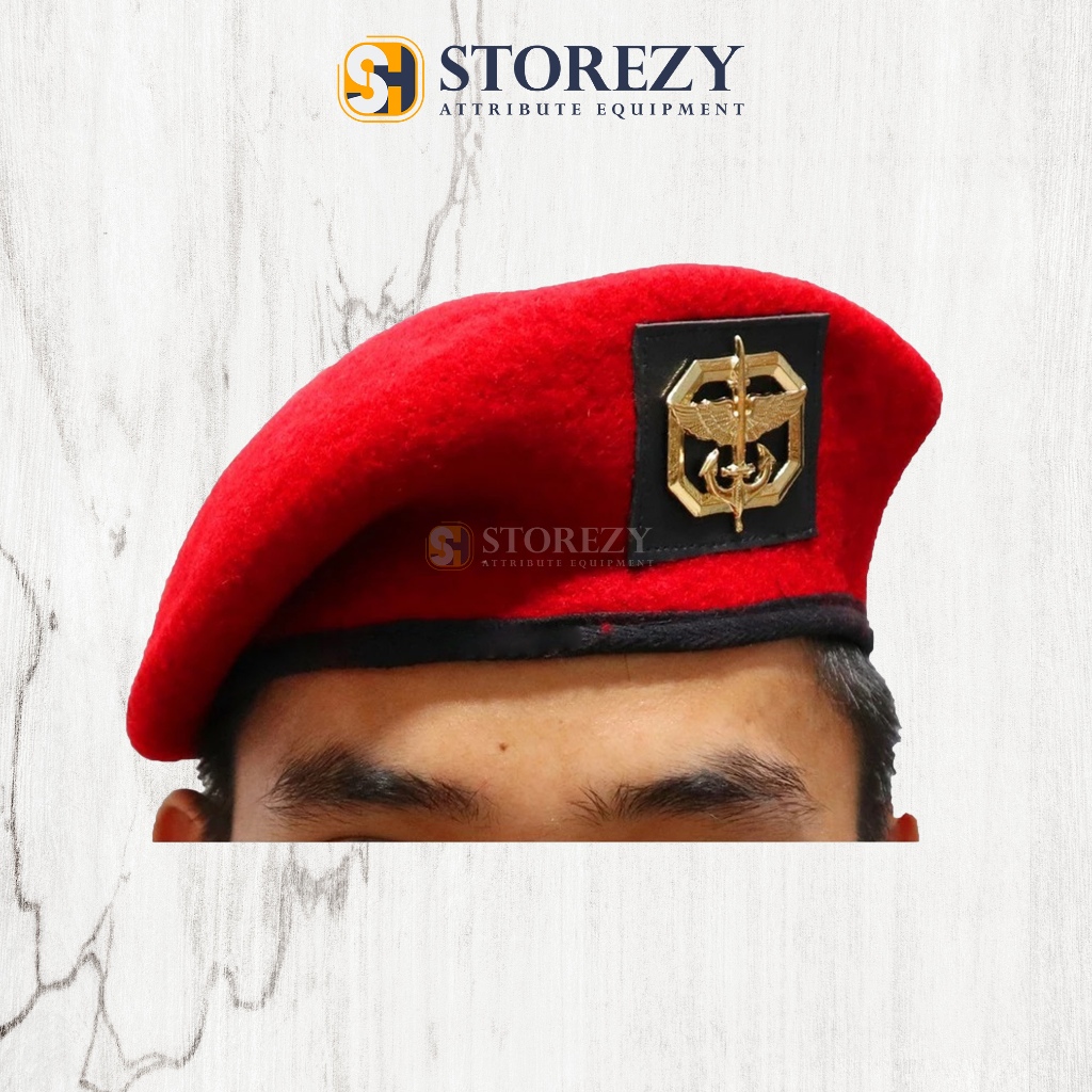 Jual Baret Kopassus + Emblem (Camel) | Shopee Indonesia