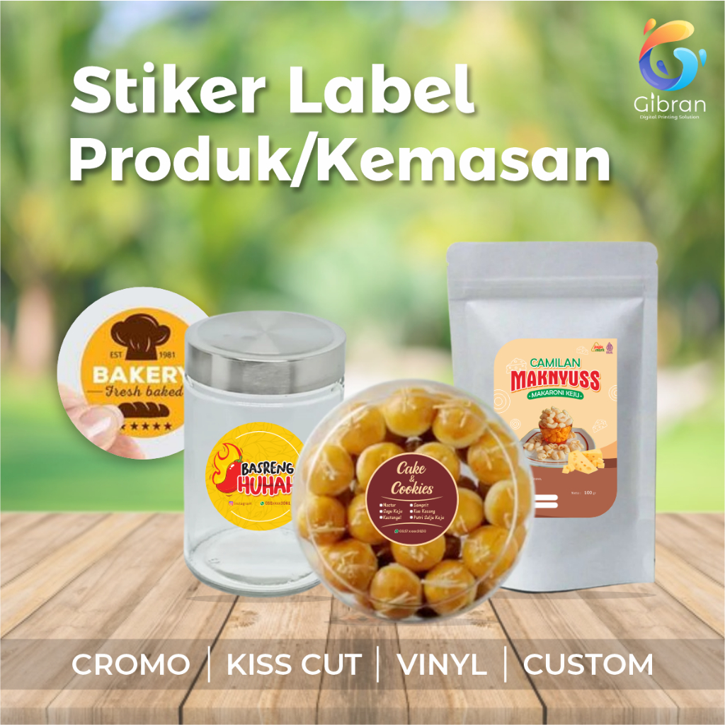 Jual [TERLARIS] Stiker Cromo / Stiker Label Kemasan / Label Usaha ...