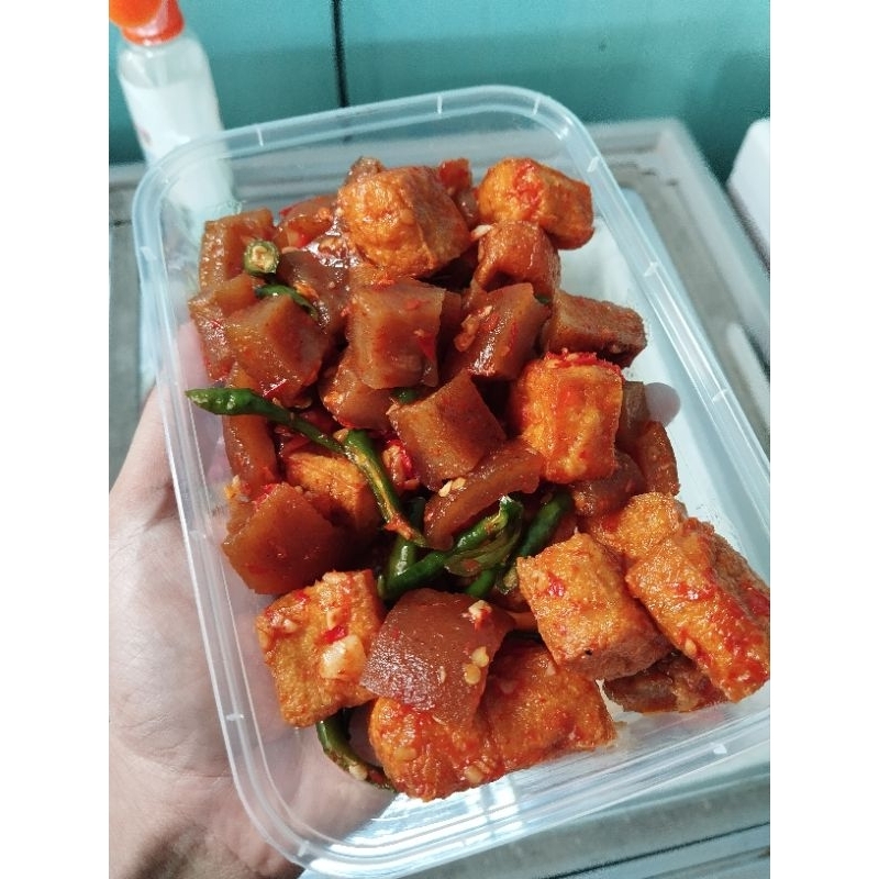 Jual [LAUK MATANG] Kikil Tahu Mercon 300gr | Shopee Indonesia