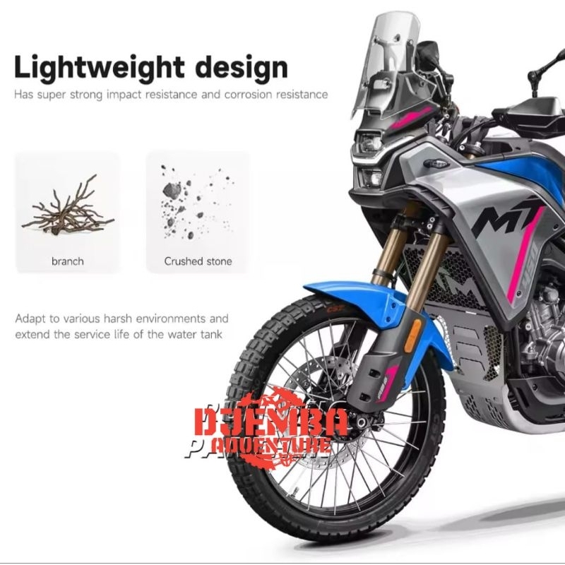 Jual Radiator guard cover Cfmoto 450 MT water tank mesh protection ...